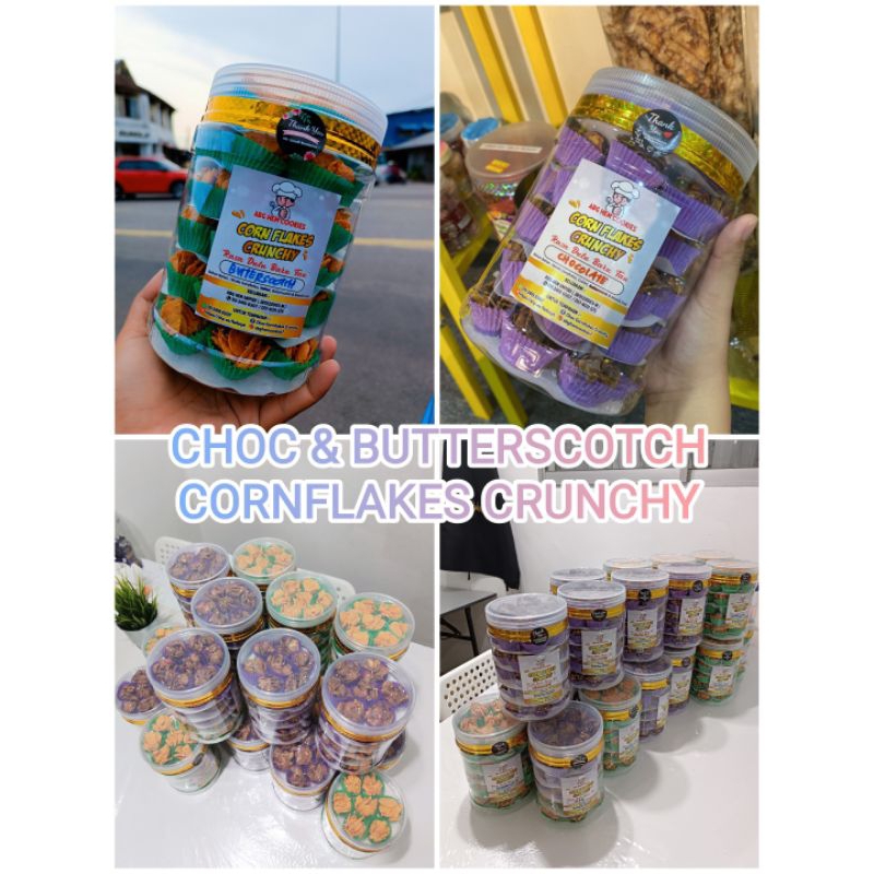 BISKUT CORNFLAKES COKLAT BUTTERSCOTCH CRUNCHY | Shopee Malaysia