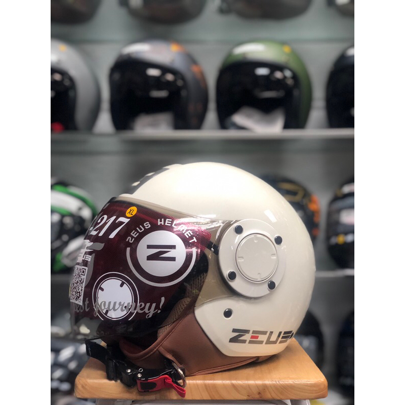 Zeus Helmet GJ-217 (Smoke Double Visor) | Shopee Malaysia