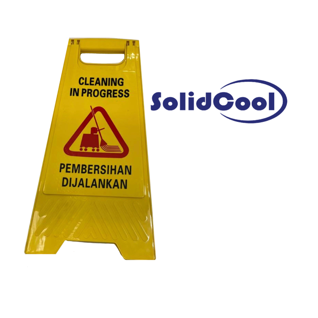 Foldable Cleaning in Progress Board Papan Tanda Pembersihan Dijalankan ...