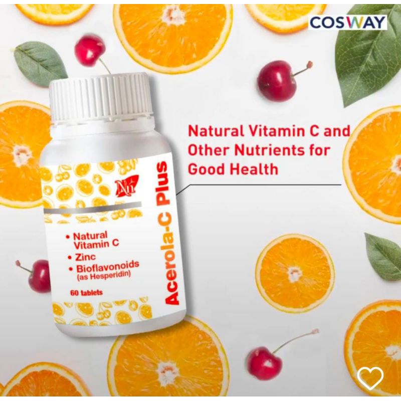 Cosway Vitamin C -Nn Acelora C Plus (60 tablets) | Shopee Malaysia