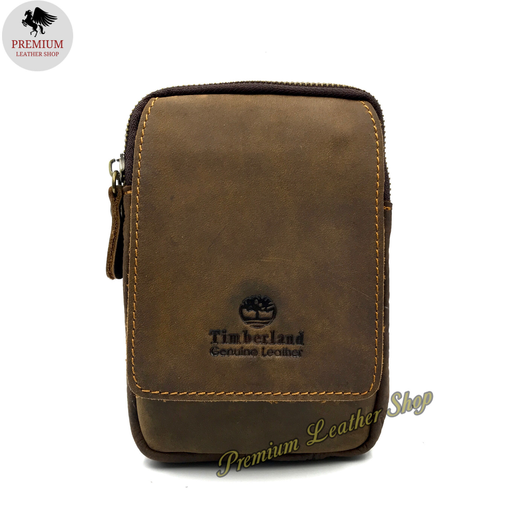 Lee Jeep Leather Handphone Bag Phone Pouch Bag Cowhide Leather Waist ...