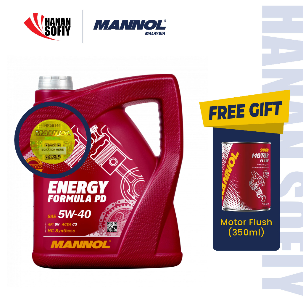 MANNOL MN7913 Energy Formula PD 5W40 (5L) | Shopee Malaysia