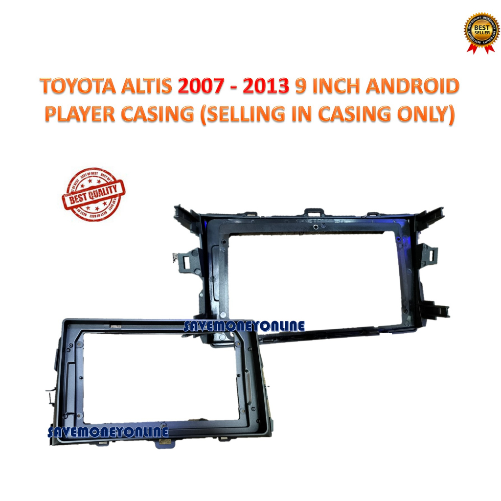 Toyota ALTIS 2007 - 2013 9 INCH ANDROID PLAYER CASING (SELLING IN ...