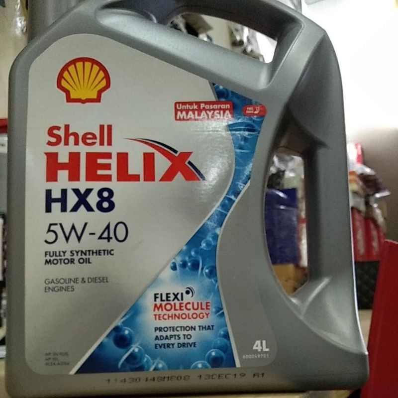 Shell Helix HX8 Fully Synthetic 5w40(4L) | Shopee Malaysia
