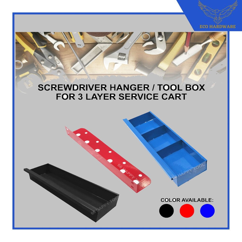 MultiFunctional Screwdriver Hanger or Tool Box for 3 Layer Service Cart ...