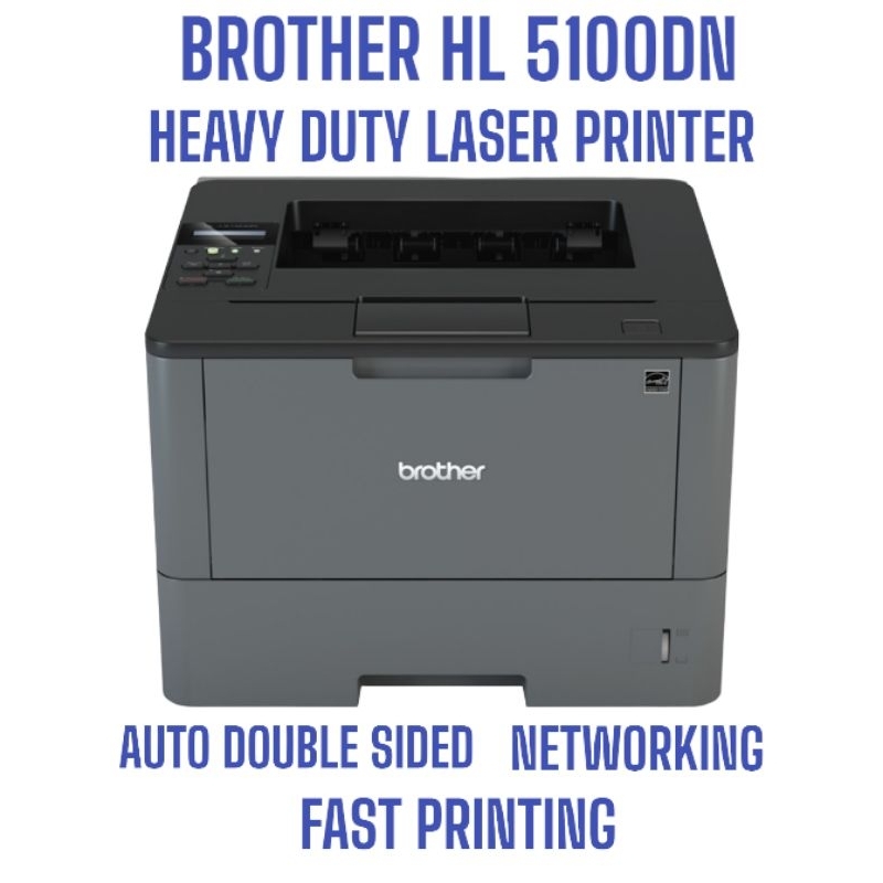 BROTHER HL 5100DN SECONDHAND UNIT HEAVYDUTY MONO LASER PRINTER | Shopee ...