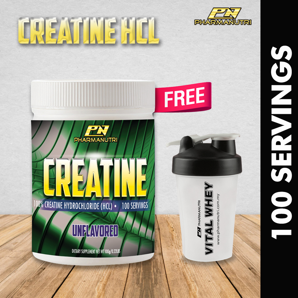 Creatine HCL / Creatine Hydrochloride Halal 100% Creatine HCL 100G 100 ...
