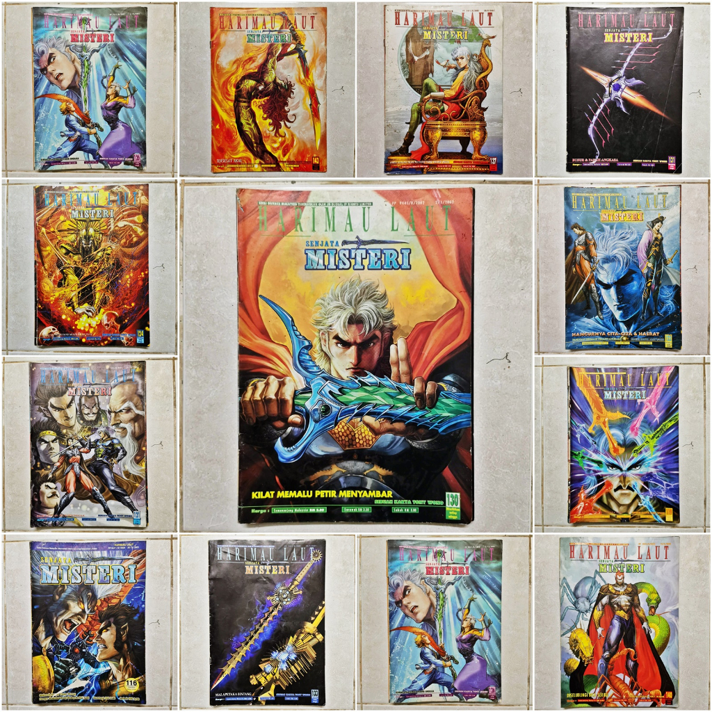 『PRELOVED 』Manhua "Senjata Misteri" (Naskah) Karya Tony Wong Komik Hong ...