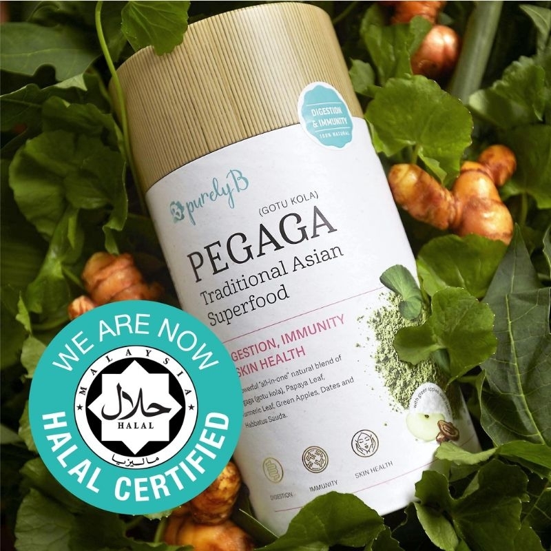 PURELYB PEGAGA POWDER TRADITIONAL ASIAN SUPERFOOD BLEND W | Shopee Malaysia