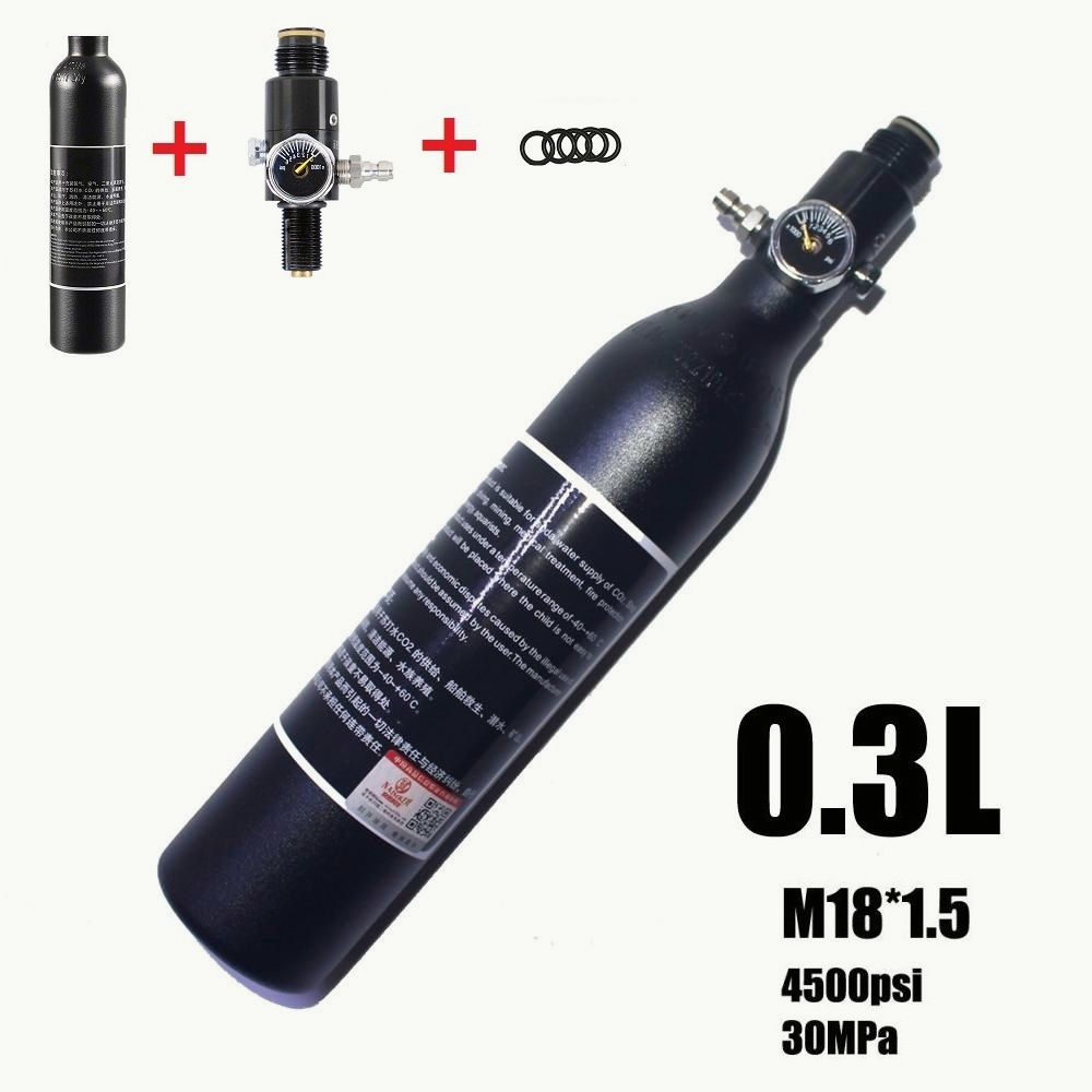 Output 1800psi PCP Air Tank Regulator Paintball 4500psi PCP HPA High ...