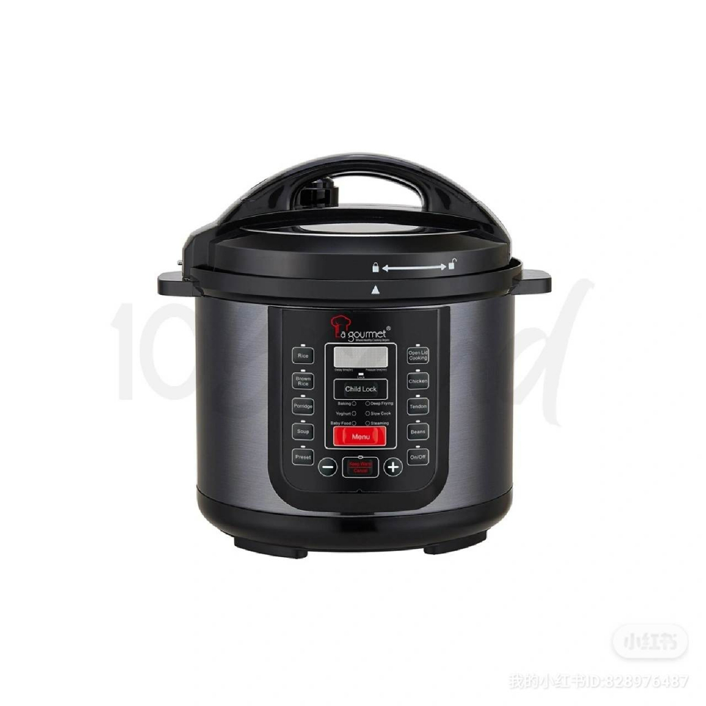 La gourmet Healthy Electric Pressure Cooker 4L ( Free Accessories Set ...