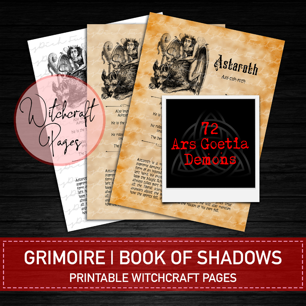 FuchsDich Printable ASTAROTH 72 Ars Goetia Demons | Witchcraft ...
