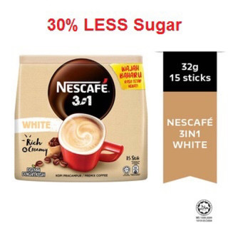 Nescafé White Coffee LESS Sugar 3 in 1 (Feb 2025) | Shopee Malaysia