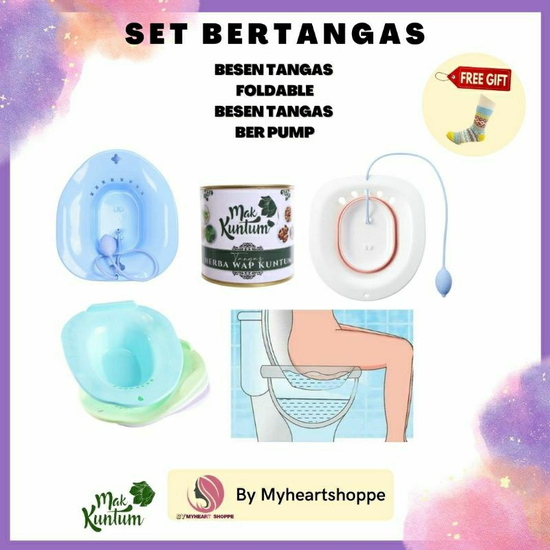 MAK KUNTUM Rempah Tangas dan Besen Tangas Set Tangas Cara Moden Tangas ...