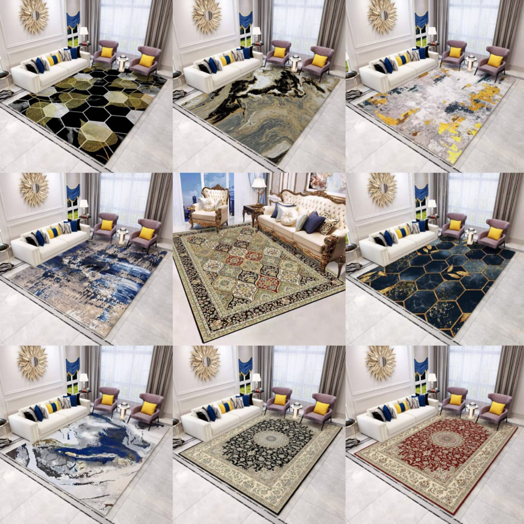 KARPET VELVET 3D 7XL PALING BESAR 200 x 300 CM / KARPET VELVET 3D MURAH ...