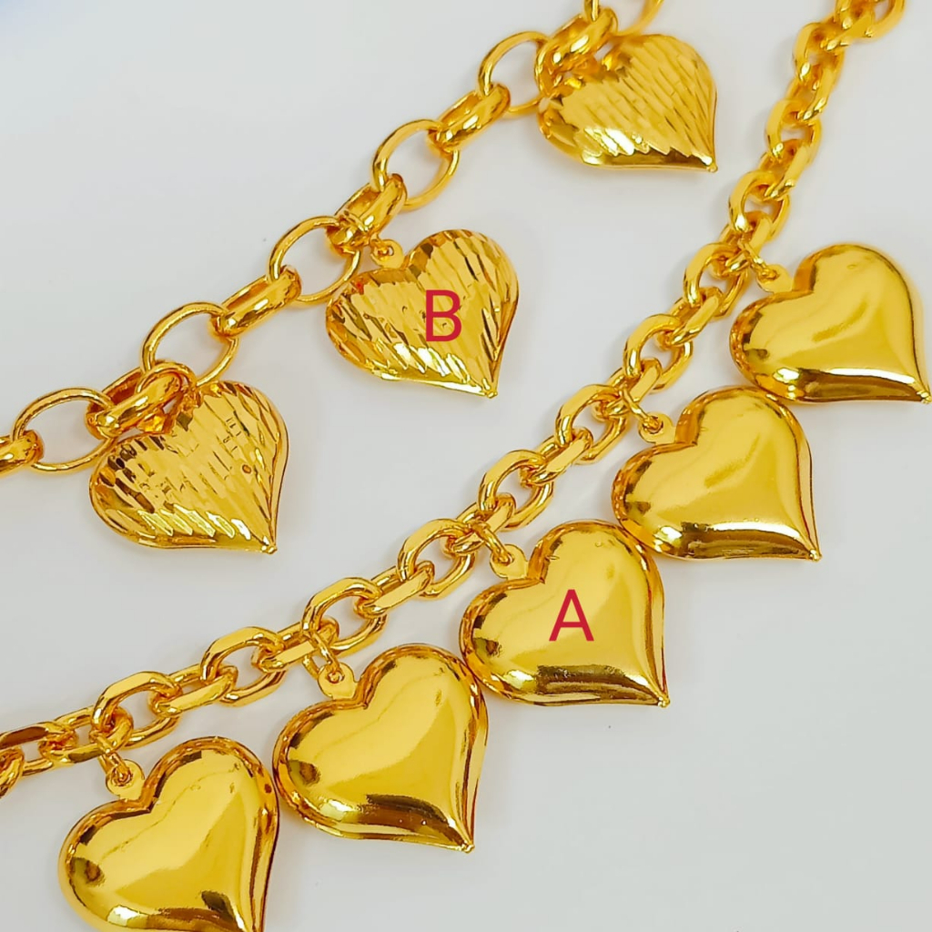 Bracelet Rantai Tangan Emas Bangkok GOLD PLATED | Shopee Malaysia