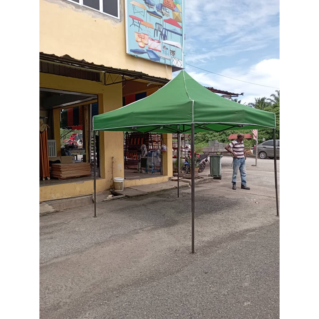 KHEMAH NIAGA RAYACO / BERSATU HIJAU 8FT X 8FT / 2.5MX2.5M | Shopee Malaysia