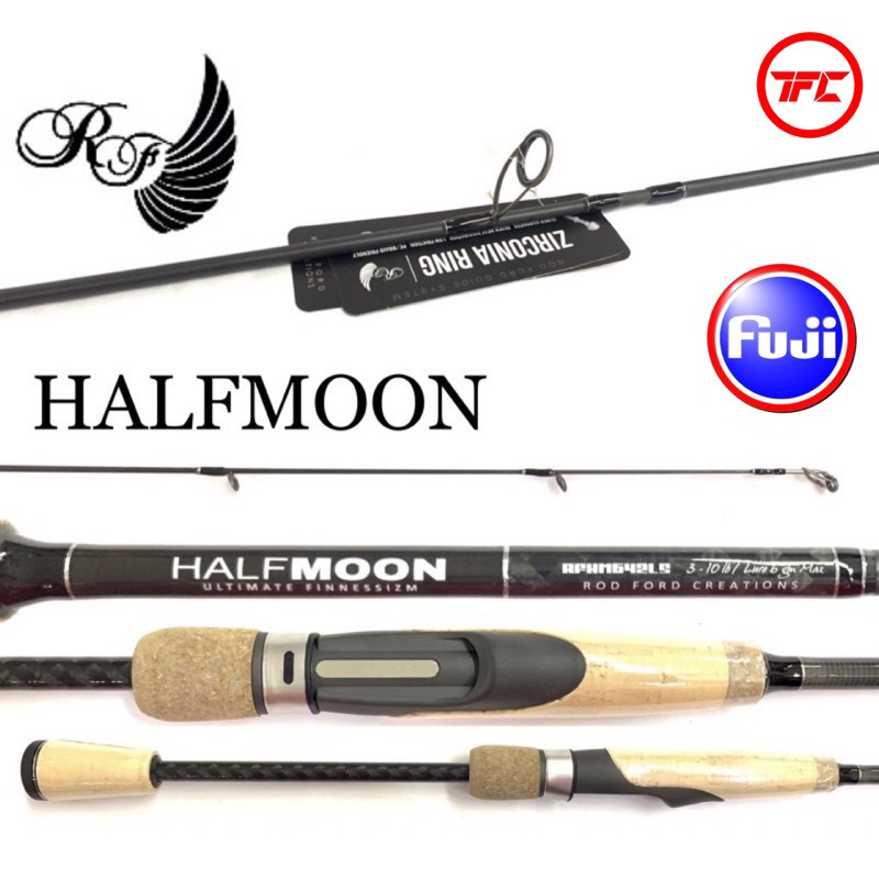 RODFORD Halfmoon Finessizm Ultralight Spinning & Baitcasting Rod UL BC ...