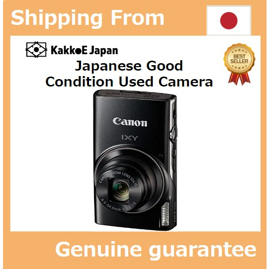[Japan Used Camera] Canon Compact Digital Camera IXY 650 Black Optical 12 times Zoom/Wi-Fi ...