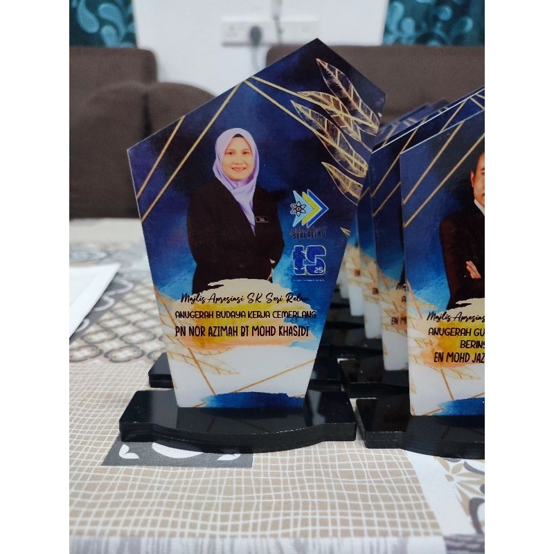 🌹Hadiah Akhir Tahun🌹Plaque Apresiasi Guru | Shopee Malaysia