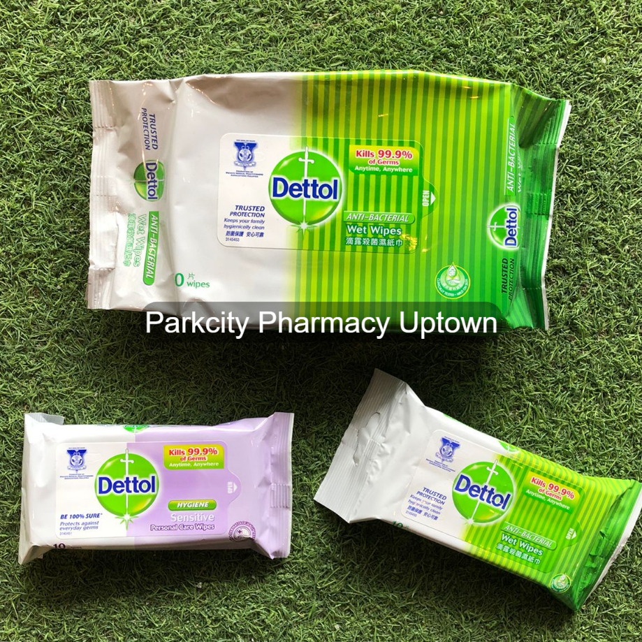 Dettol Anti-bacterial Wet Wipes Original (10s/ 3x10s/ 50s) OR Dettol ...