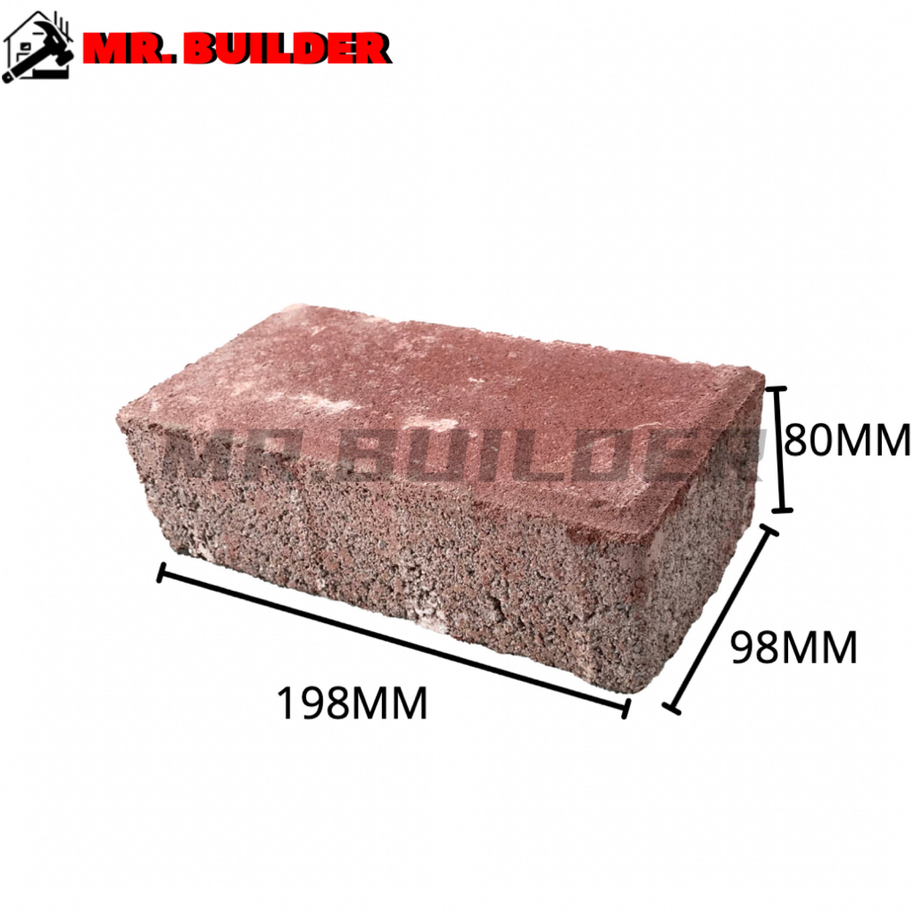 MR BUILDER Holland Paver 60MM 80MM Interlocking Pavers Bricks Brick ...