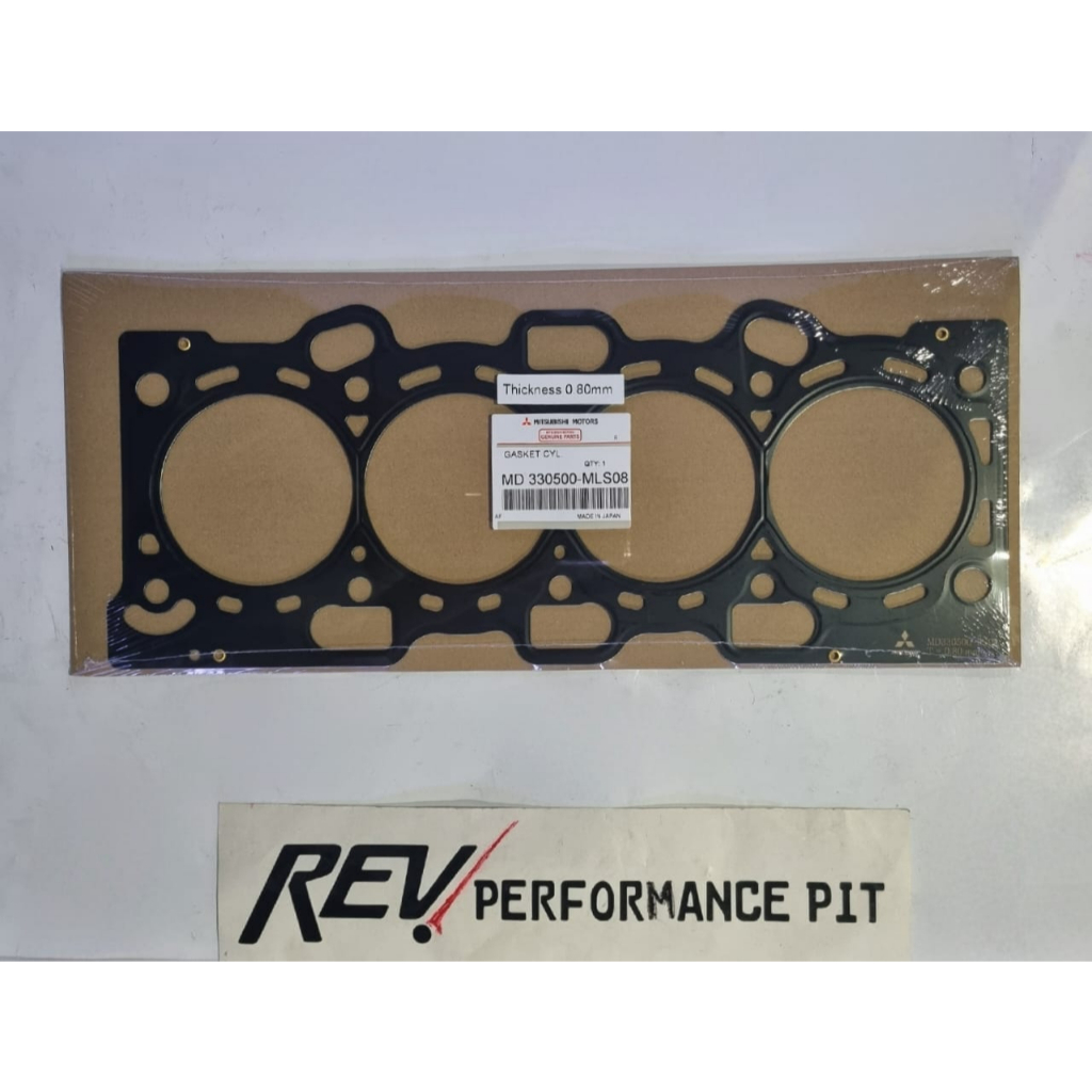 MMC Metal Head Gasket Mitsubishi 4G91, 4G92, 4G93, Mivec ( Thickness 0 ...