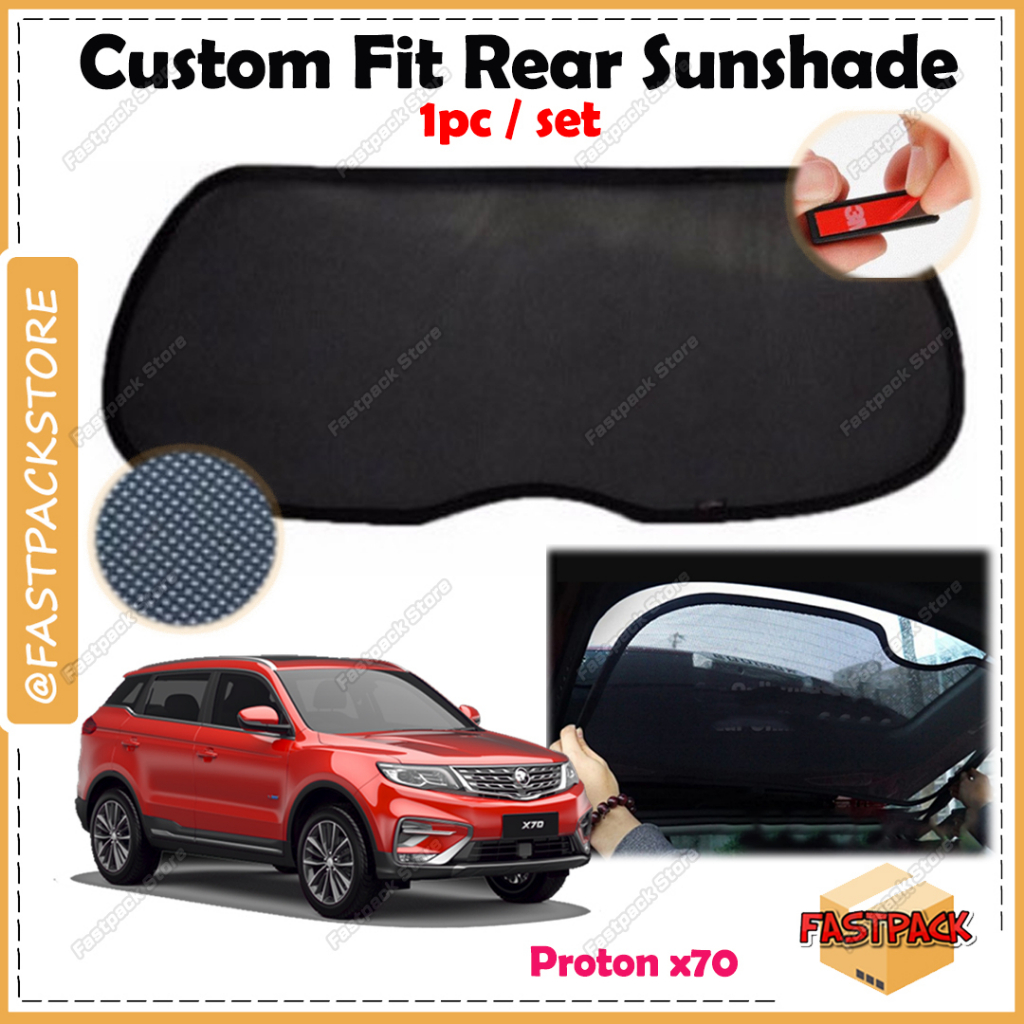 For Proton X70 Car Rear Sunshade Rear Windscreen Car Sunshade Clips ...