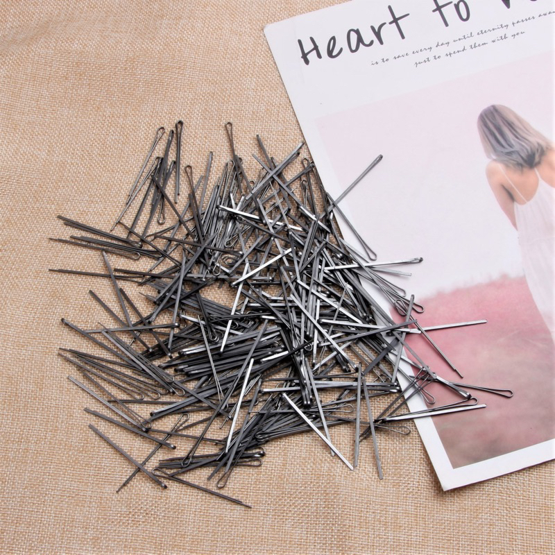 Black Hair Pins Women Grips Barretty Hair Clips styles hairdo beauty ...