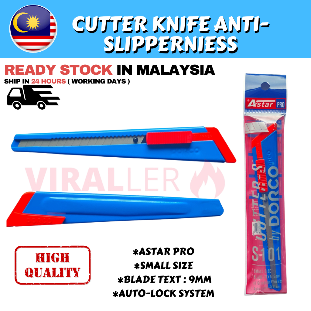 S101 ASTAR CUTTER KNIFE / S103 CUTTER KNIFE STAINLESS STEEL WITH POCKET ...