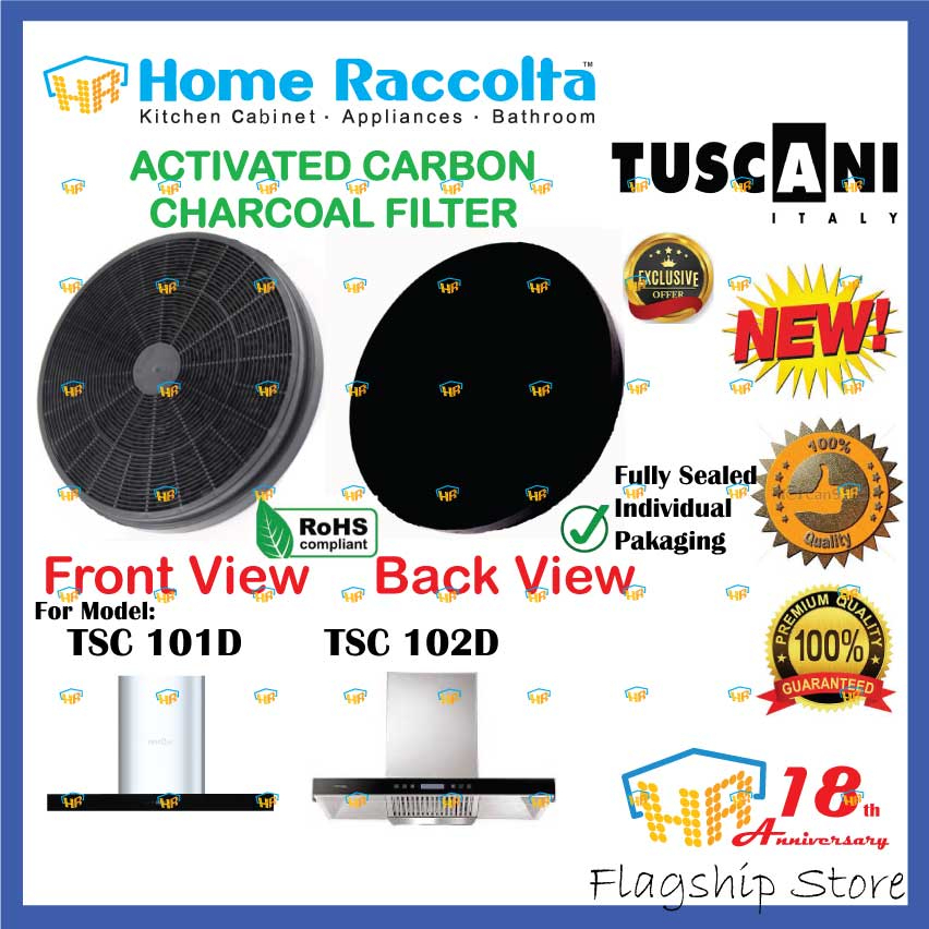 Activated Carbon Filter For Tuscani Cooker Hood Tuscani TSC 101D TSC ...