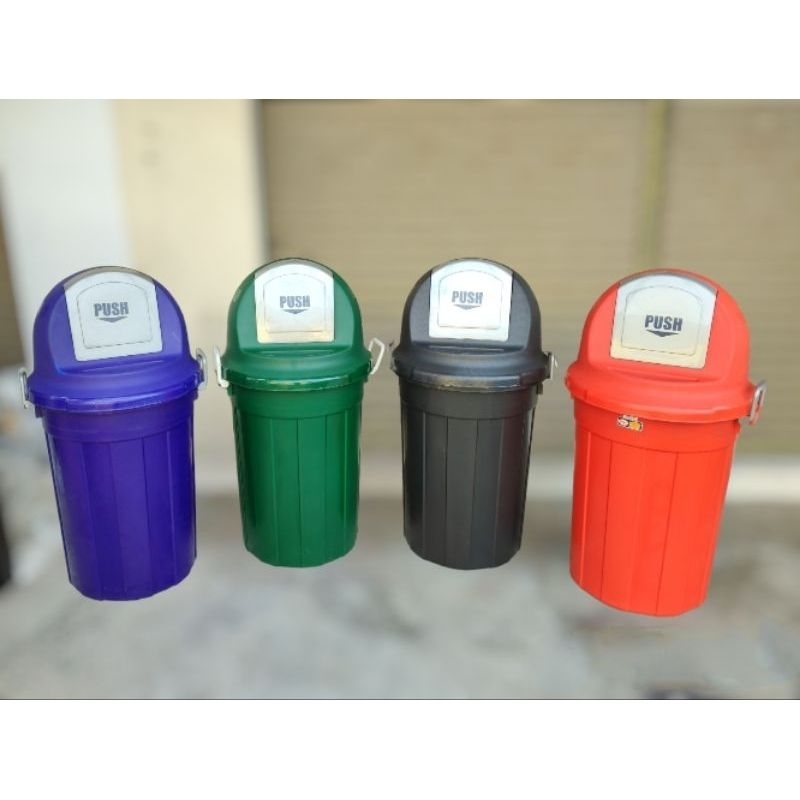 Tong sampah/Dustbin 80L/tong/Bekas /Plastic /plastik tong/ | Shopee ...