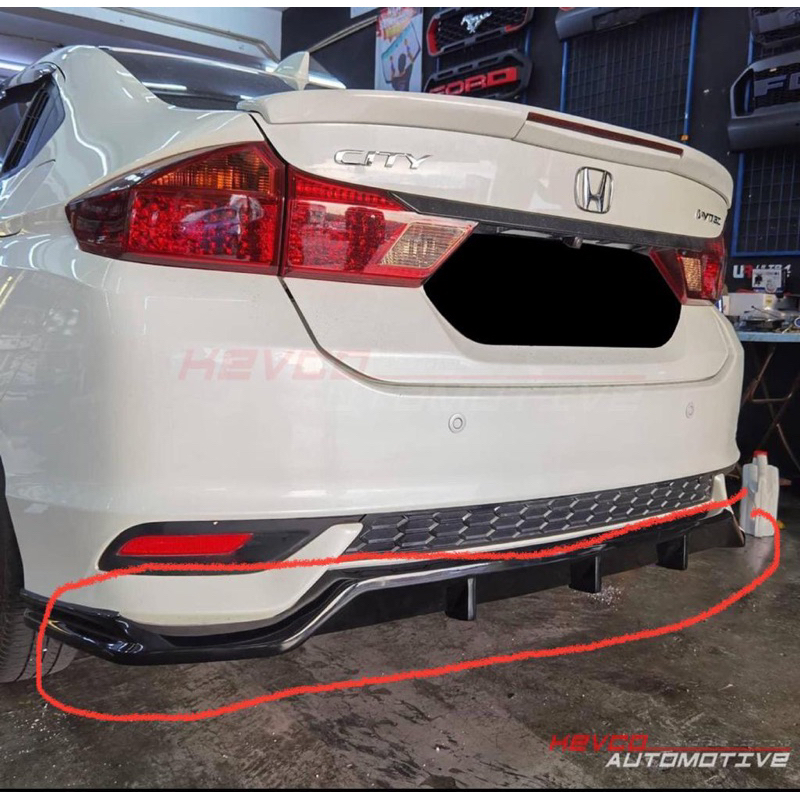 Honda City Gm6 Lafiga Takero Rear Diffuser | Shopee Malaysia