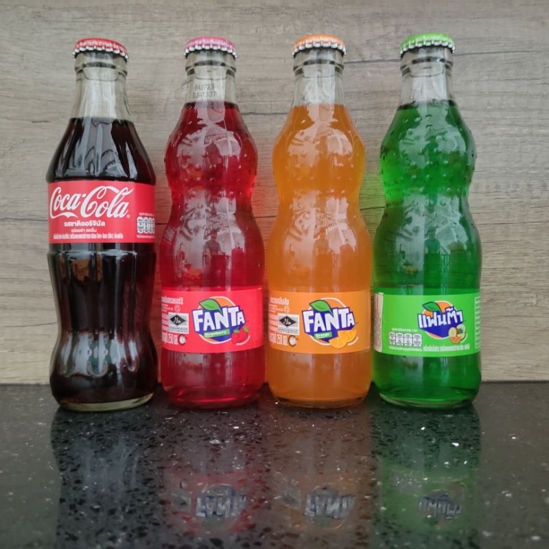Coca-Cola Fanta Collector Glass Bottle Thailand 250ml | Shopee Malaysia