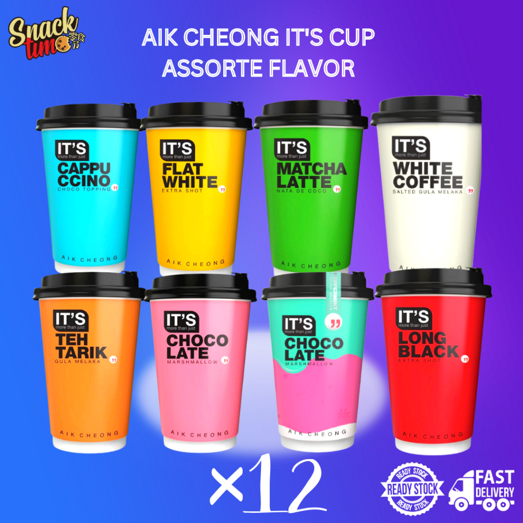😍 PROMO READY STOCK 😍 Aik Cheong It's Cup Coffee x12 NOTE: PRICE WILL ...