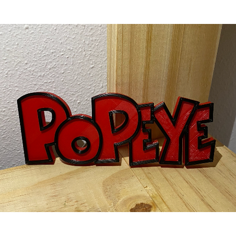 POPEYE LOGO (3D Desk Decoration) | Shopee Malaysia