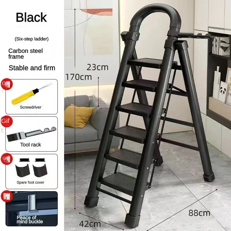 Ready Stock🔥Tangga Ladder home folding ladder 3/4/5/6 Step ...