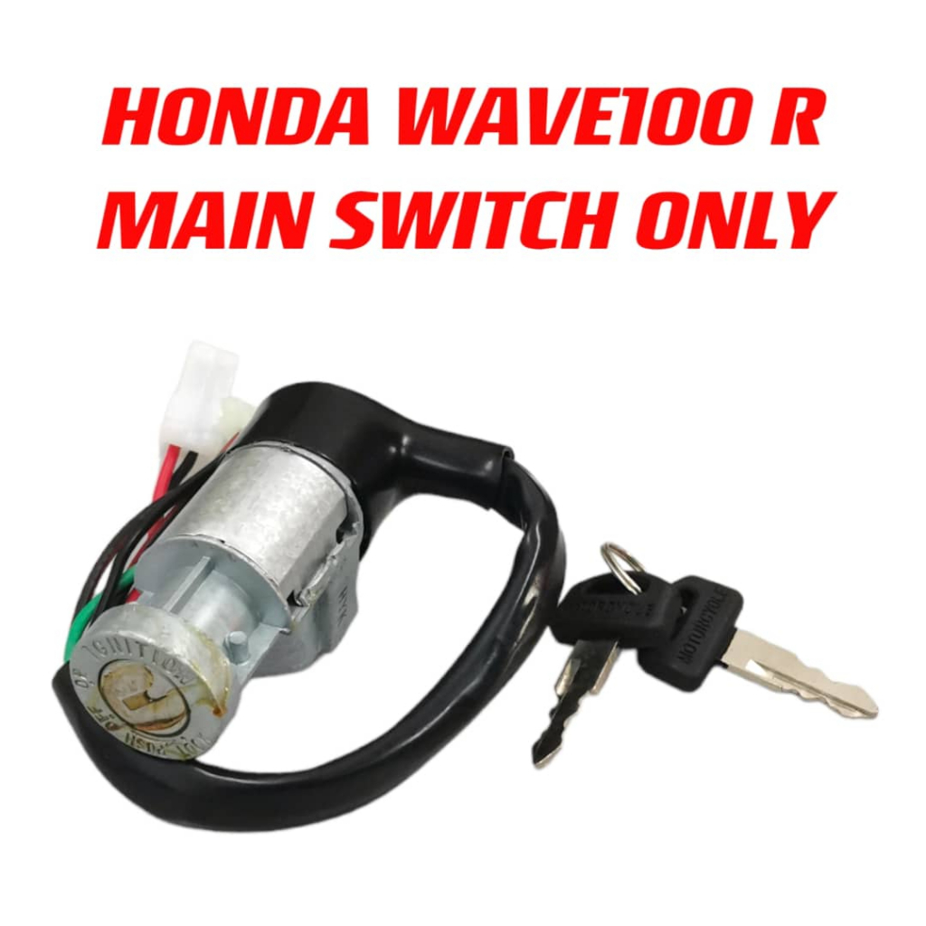 Honda WAVE100R WAVE 100 R W100 R Main Switch Only Main Suis Sahaja Suis ...