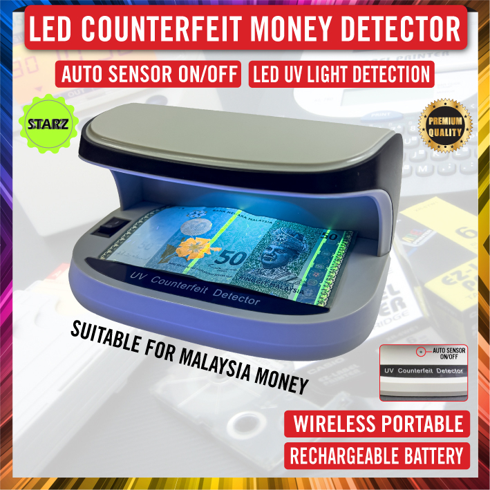 Portable Money Detector / Wireless UV Counterfeit Money Detector with ...