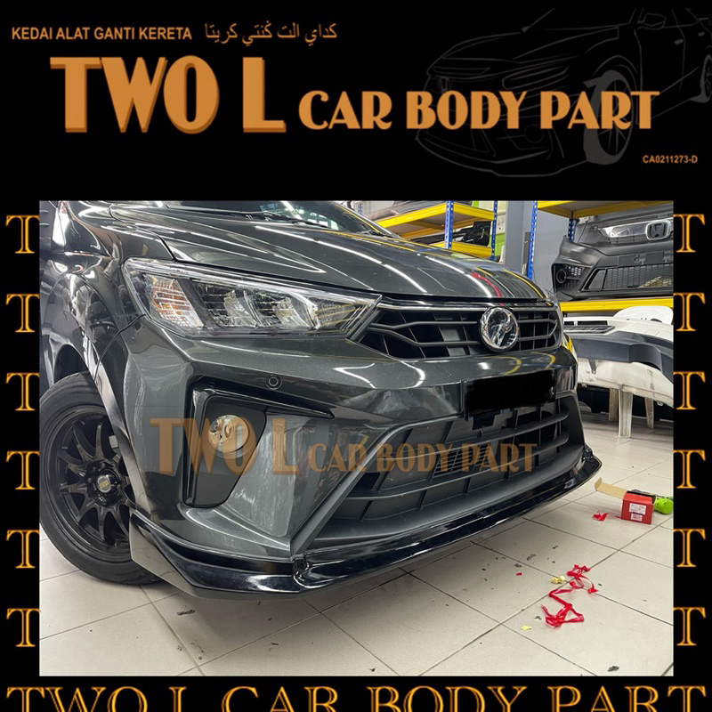 bezza 2020 fl front lip pu model lip takero PAINT GLOSS BLACK | Shopee ...