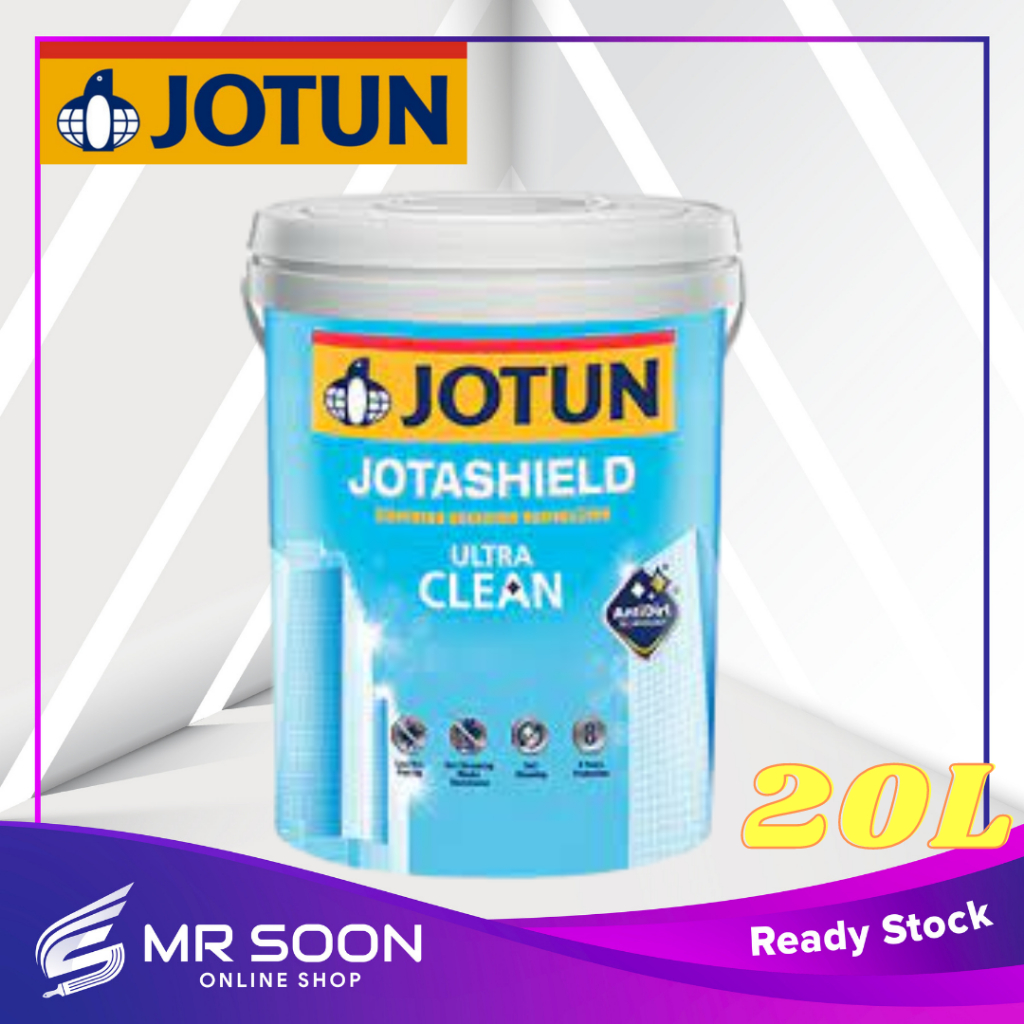 JOTUN JotaShield Ultra Clean 20L Antidirt Paint Exterior Wall Paint/Cat ... JOTUN JotaShield Ultra Clean 20L Antidirt Paint Exterior Wall Paint/Cat ...
