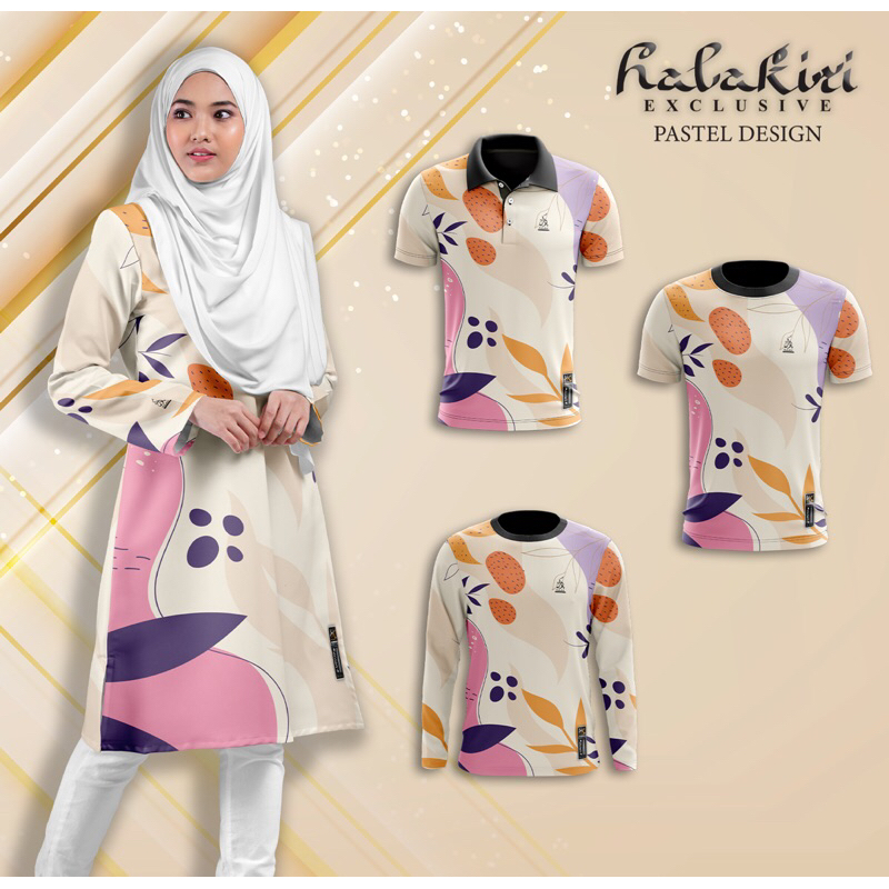 HALAKIRI PASTEL TSHIRT SEDONDON FAMILY | Shopee Malaysia