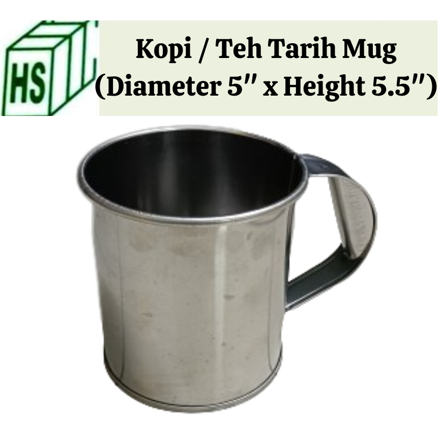 Stainless Steel Mug / Teh Tarik Mug / Koleh Teh Tarik / Goreh Kopi ...