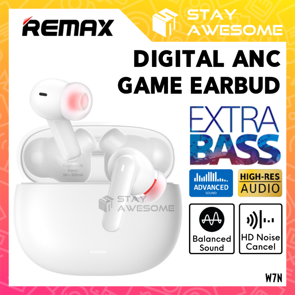 REMAX Earfone Gaming Noice Noise Cancelling Earbuds ANC Wireless ...