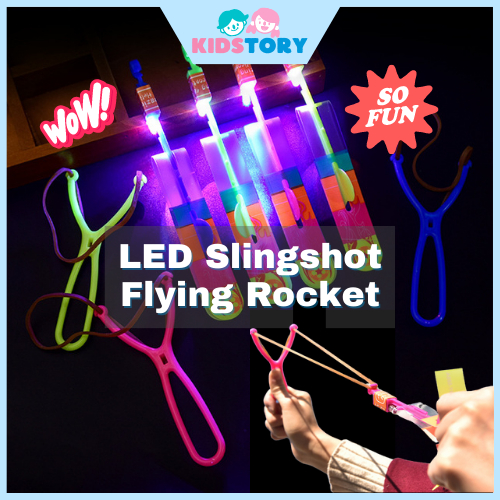 Kidstory Flying Rocket LED Light Flying Arrow Flying Rotating Rocket ...