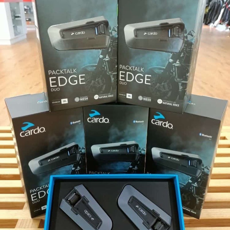 (New) CARDO Packtalk Edge Duo 2pcs JBL 40mm | Shopee Malaysia