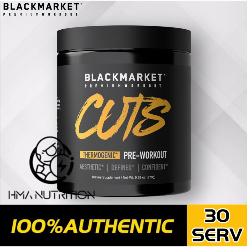 Black Market Cuts (30 Servings) preworkout , fat burner,black market ...