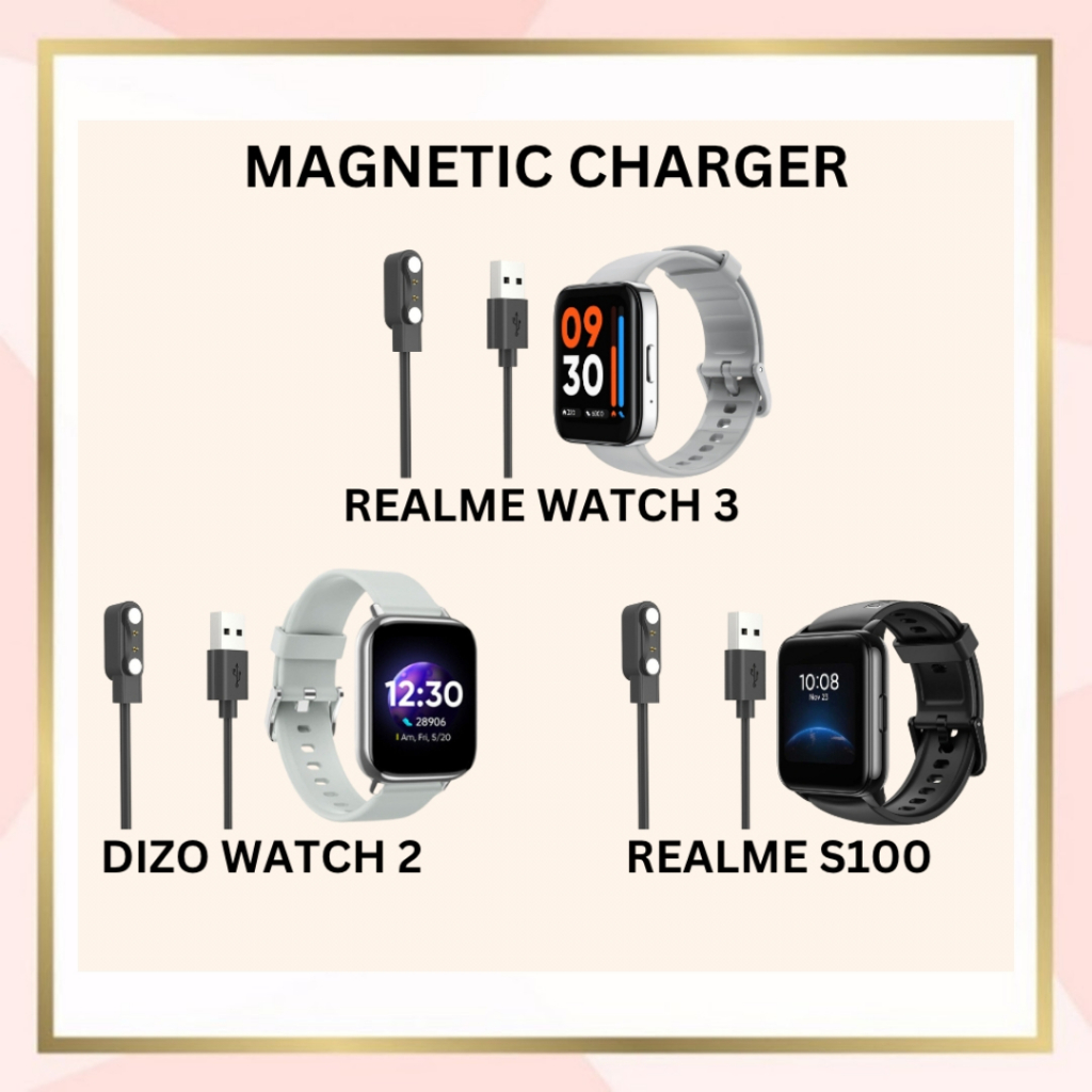 ( Ready Stock ) REALME Watch 3 / Dizo Watch 2 / Techlife S100 Magnetic ...