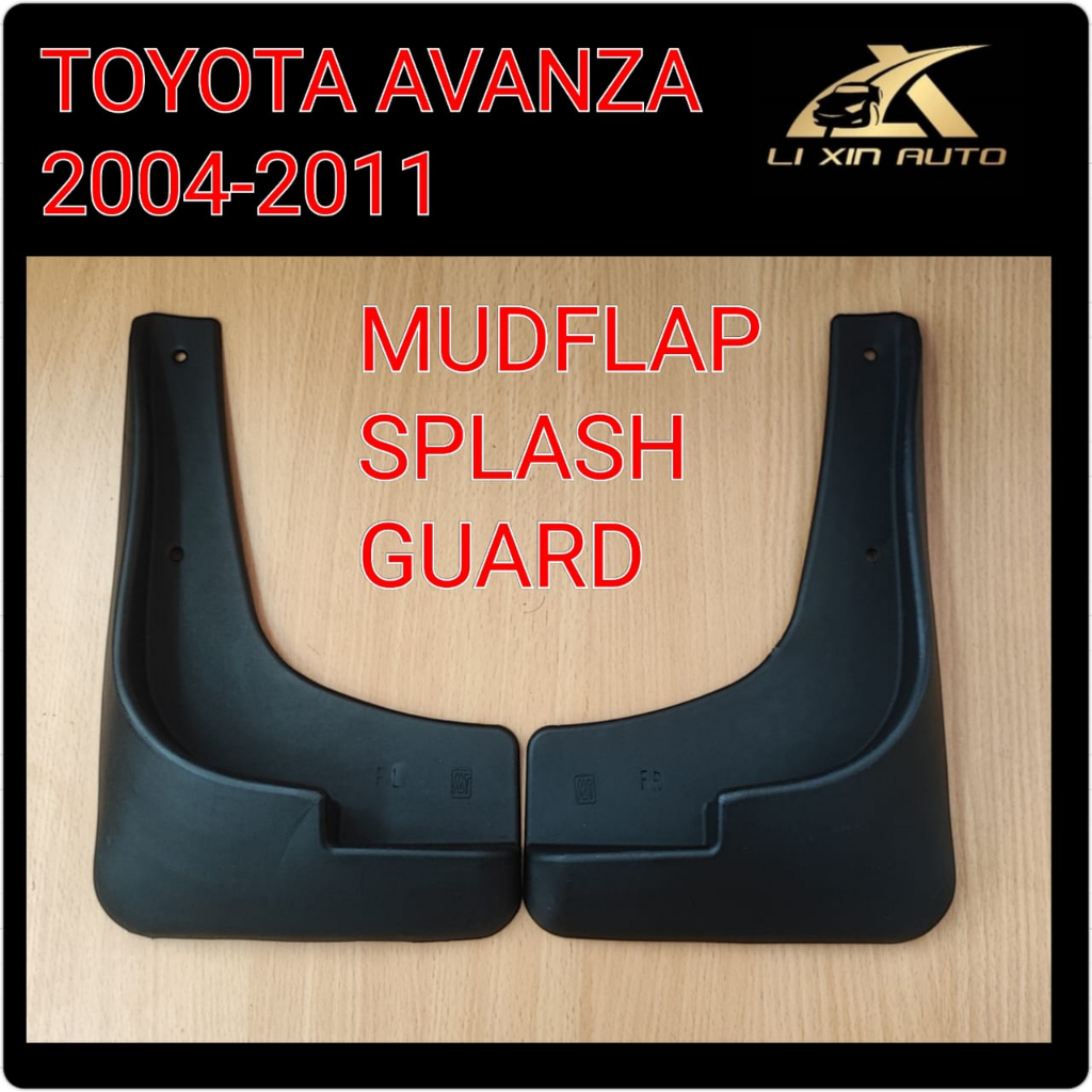 TOYOTA AVANZA 2004-2011 MUDFLAP SPLASH GUARD SET | Shopee Malaysia