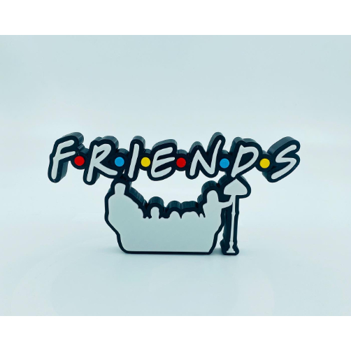 FRIENDS LOGO (3D Desk Decoration) | Shopee Malaysia